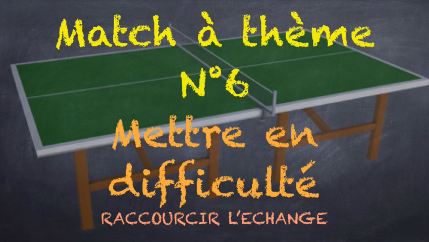Tt Match À Thème 6-1 - Éducation Physique & Sportive